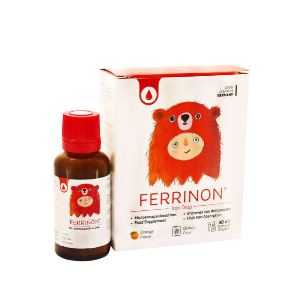 قطره آهن فری نون با طعم پرتقال 30 میلی لیتر – داروخونه
